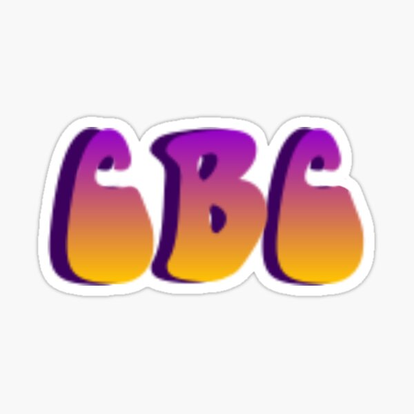 "cbc hippie " Sticker for Sale by isabellemarie9 | Redbubble
