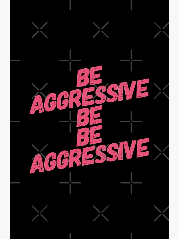 "Cheer Captain Gift - Be Aggressive Be Be Aggressive - Cheerleader ...
