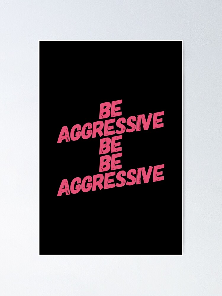 "Cheer Captain Gift - Be Aggressive Be Be Aggressive - Cheerleader ...