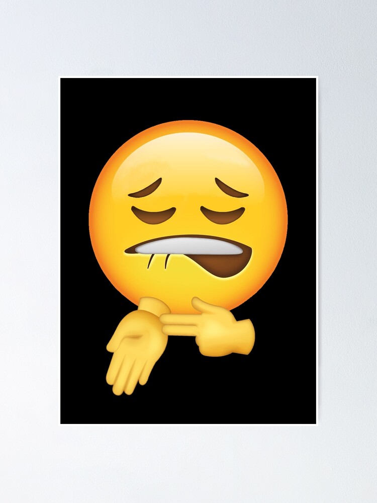 Póster «Hielo en mis venas Emoji Sheeesh Meme» de fomodesigns | Redbubble