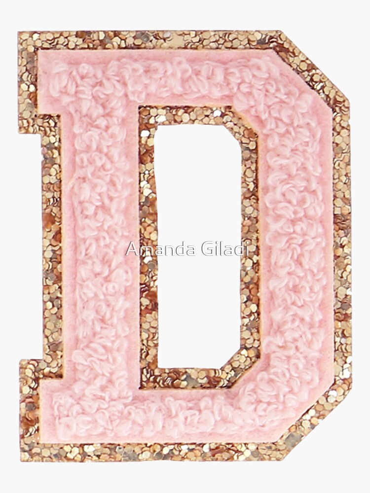 "D letter patch Stoney Clover Lane" Sticker for Sale by amandagiladi ...