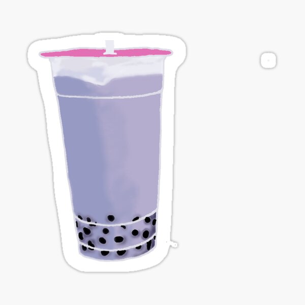 "Taro Boba " Sticker for Sale by taylorhf | Redbubble