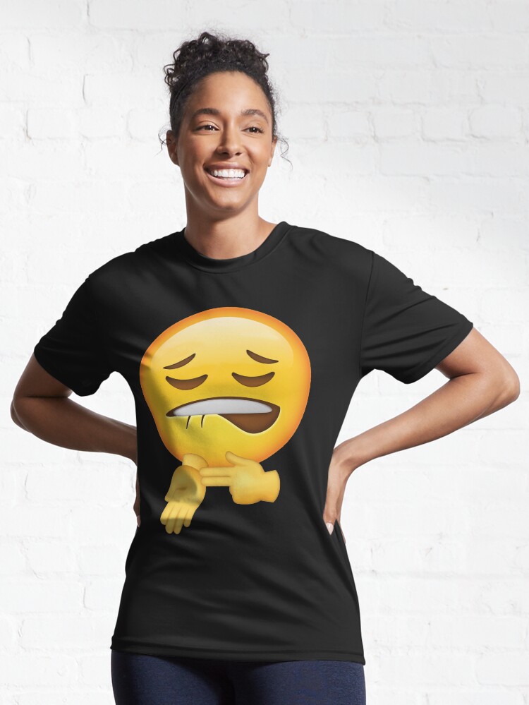 "Ice In My Veins Emoji Sheesh Face Meme" Active T-Shirt for Sale by ...