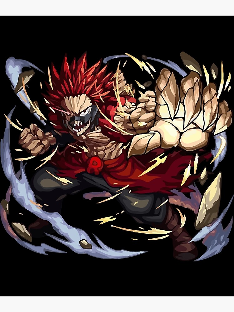 "Eijiro ;Red Riot; Kirishima - Boku No Hero Academia" Poster for Sale ...