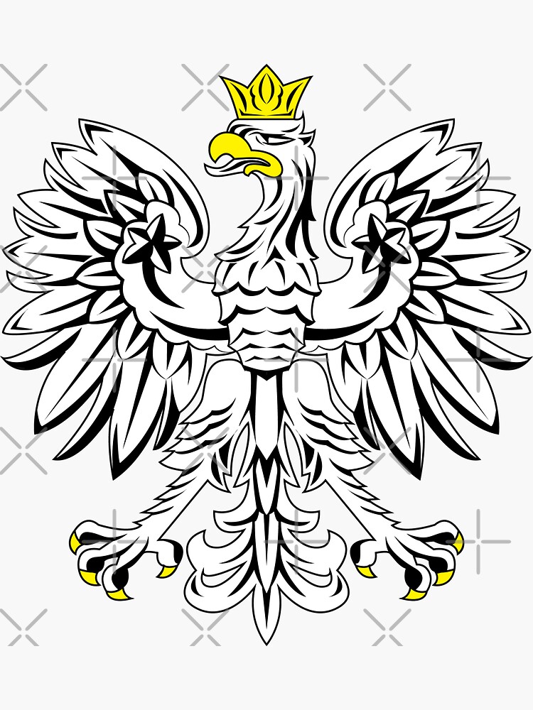 "Polish Falcon" Sticker for Sale by Sunset-Sunset | Redbubble