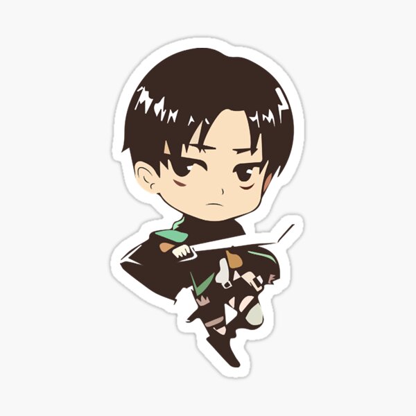 "Levi Ackerman - AOT " Sticker for Sale by LionellTatom | Redbubble