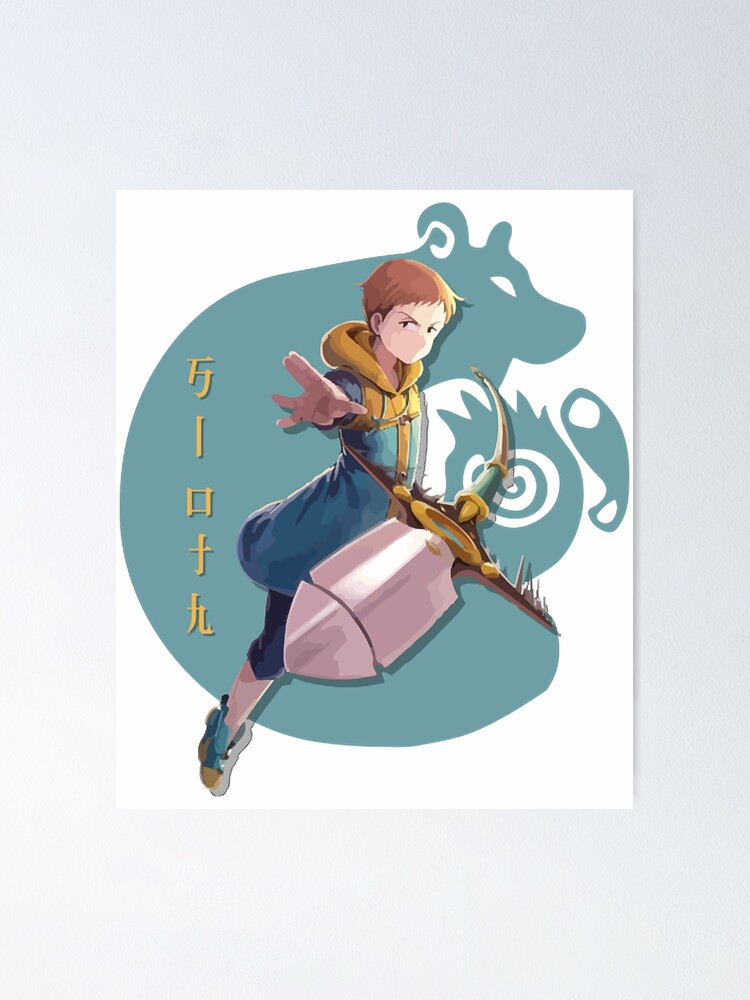 "King sloth sin - Seven Deadly SinsNanatsu No Taizai " Poster for Sale ...