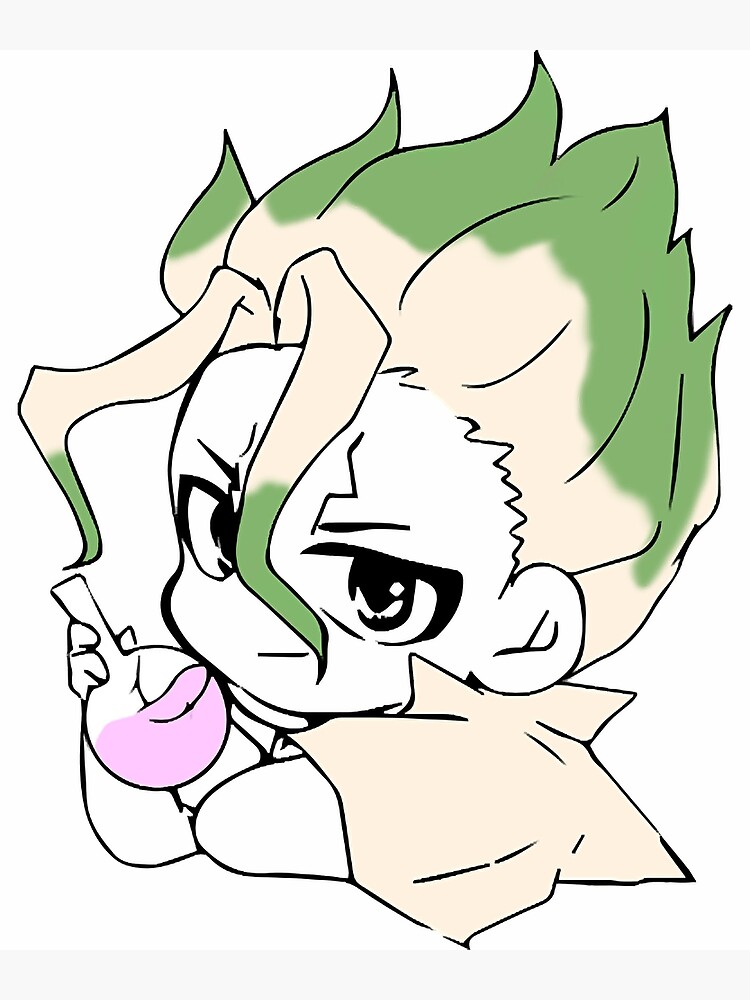 "Senku Ishigami Chibi - Dr. Stone " Poster for Sale by LionellTatom ...