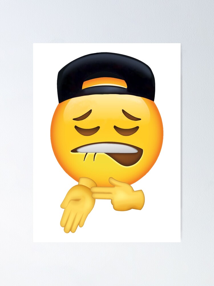 "Sheeesh Gesicht Eis in meinen Adern Emoji" Poster von fomodesigns ...