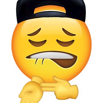 "Sheeesh Face Ice In My Veins Emoji" Poster for Sale by fomodesigns ...