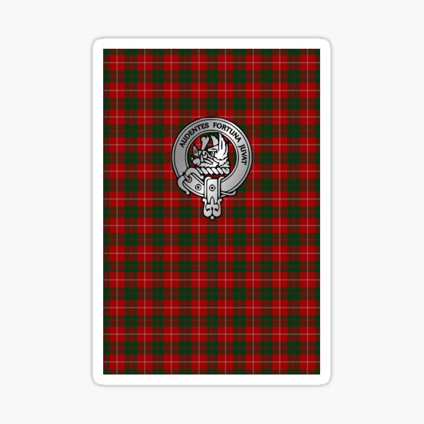 "Clan MacKinnon Crest & Tartan" Sticker for Sale by taylors8 | Redbubble