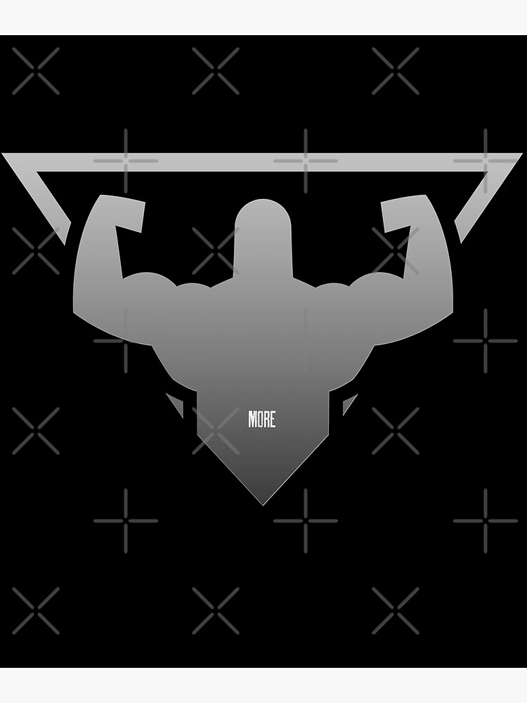 "POSE V-SHAPE BODYBUILDING WORKOUT" Poster for Sale by MORE-THE-BRAND ...