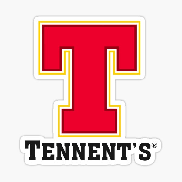 "Tennent's Lager" Sticker for Sale by raboxdfa | Redbubble