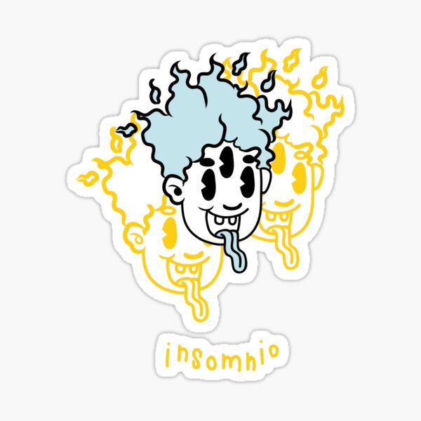 "insomnia" Sticker for Sale by insomnioos | Redbubble