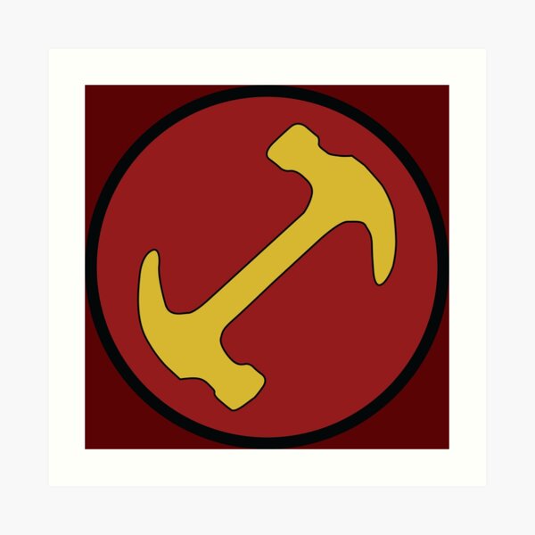 "The Stonecutters Logo" Art Print for Sale by crossesdesign | Redbubble