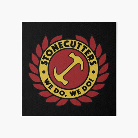 "The Stonecutters Logo" Art Board Print for Sale by crossesdesign ...