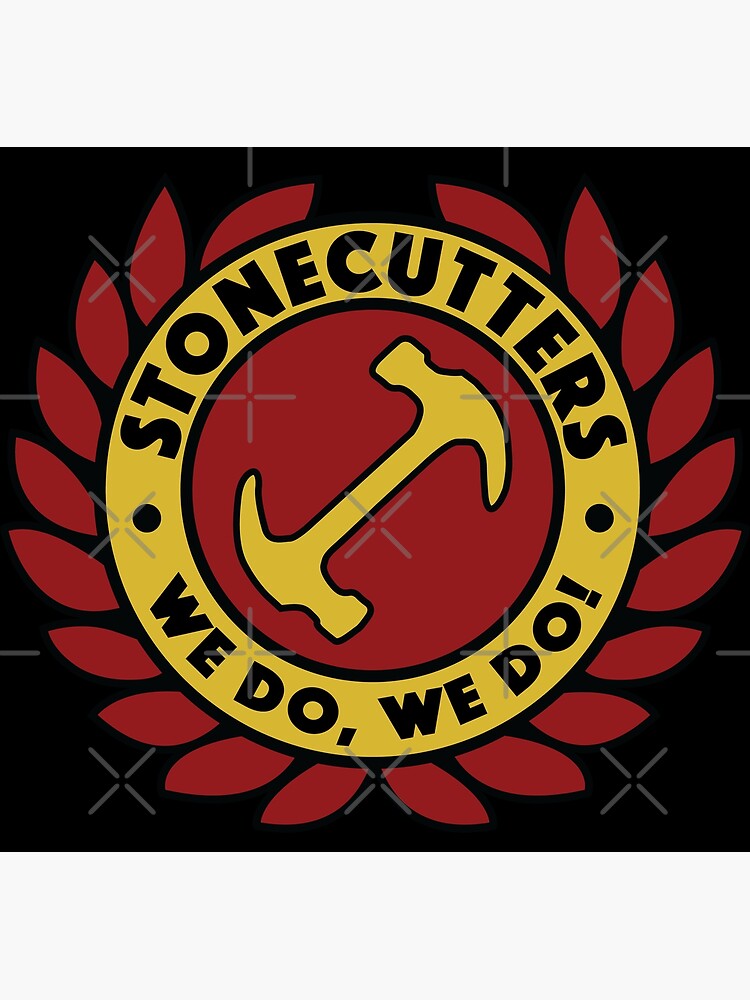 "The Stonecutters Logo" Poster for Sale by crossesdesign | Redbubble