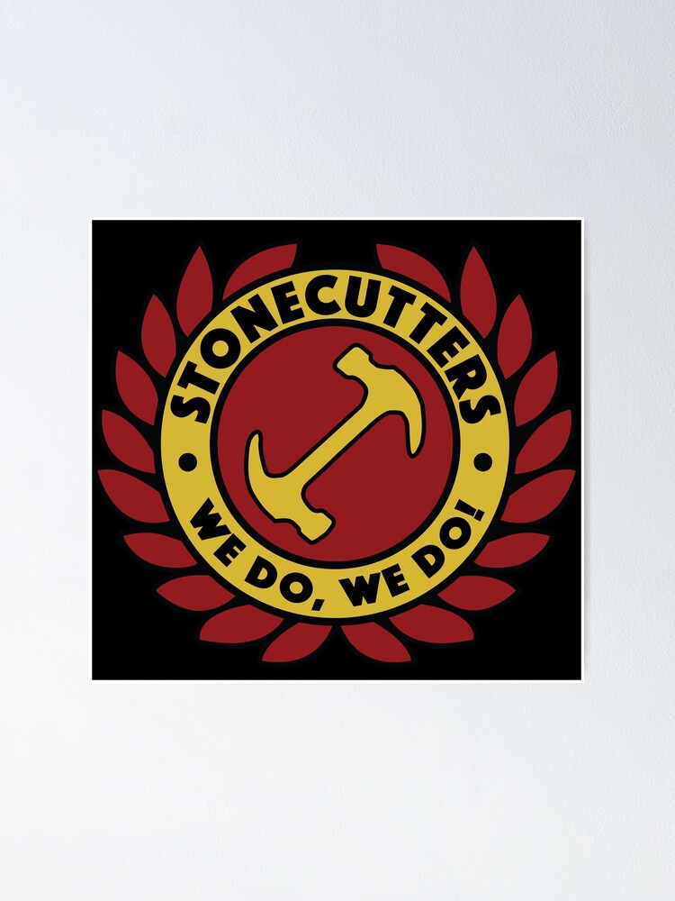 Póster «El logotipo de Stonecutters» de crossesdesign | Redbubble