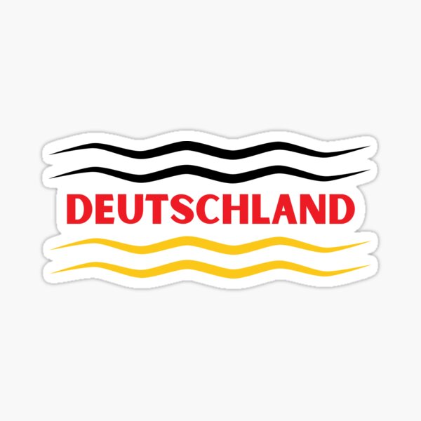 "Authentic Germany" Sticker for Sale by FedSherDesign | Redbubble
