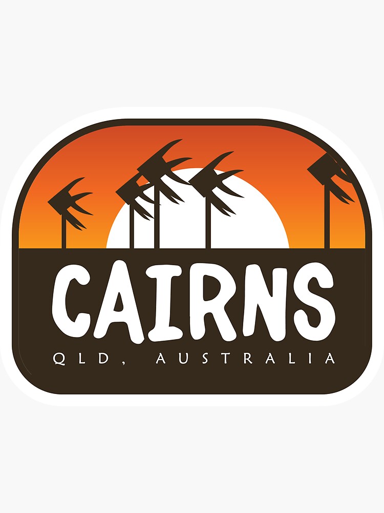 "Cairns Badge" Sticker for Sale by tomarto13 | Redbubble