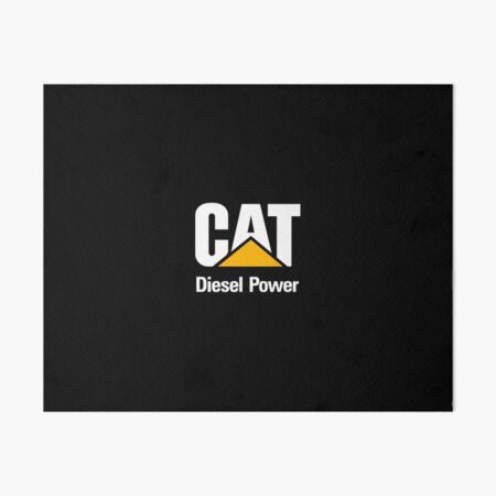 "TRACTOR-CAT DIESEL POWER LOGO" Art Board Print for Sale by ...