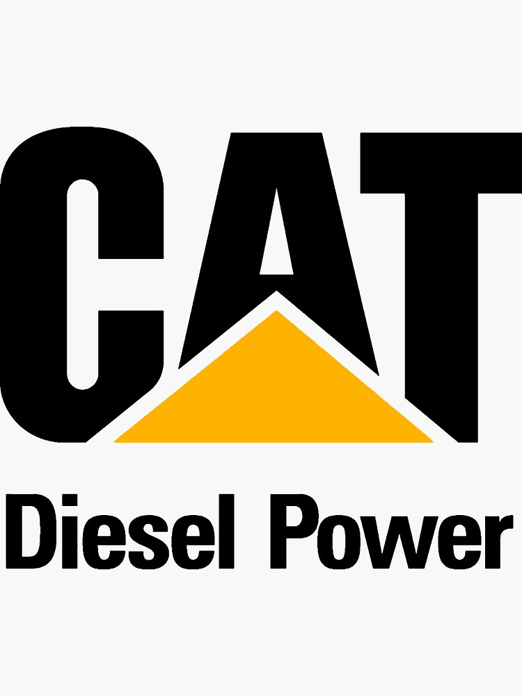 "TRACTOR-CAT DIESEL POWER LOGO" Sticker for Sale by DorisRCurtis ...