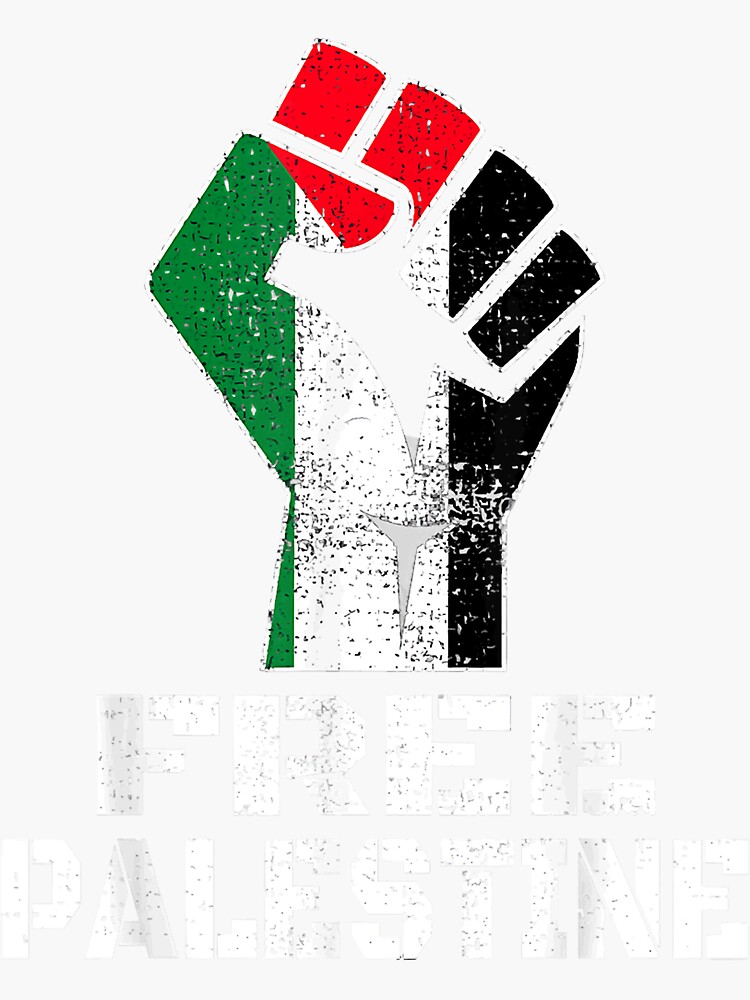 "Free Palestine arabic intifada" Sticker for Sale by SippleWarner ...