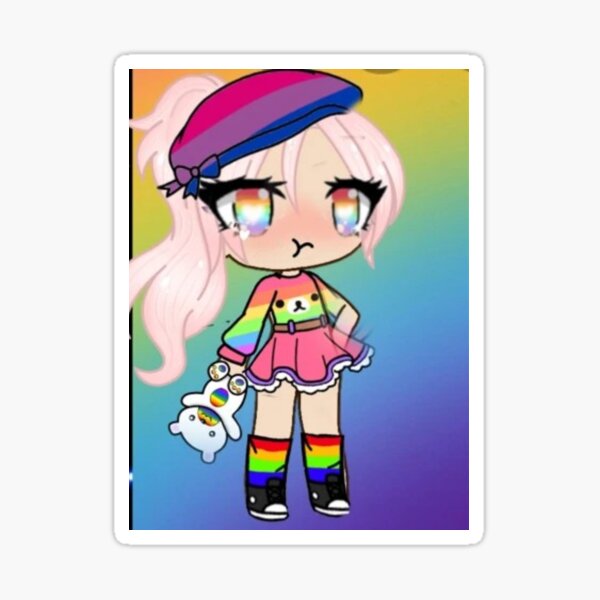 "Gacha girl" Sticker for Sale by Wonderfairy | Redbubble