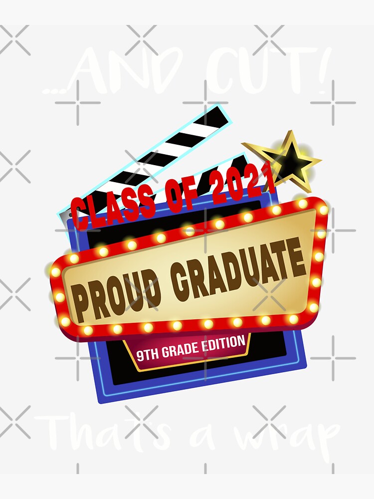 "Class of 2021 | 9th Grade Graduation Proud Graduate Meme" Sticker for ...
