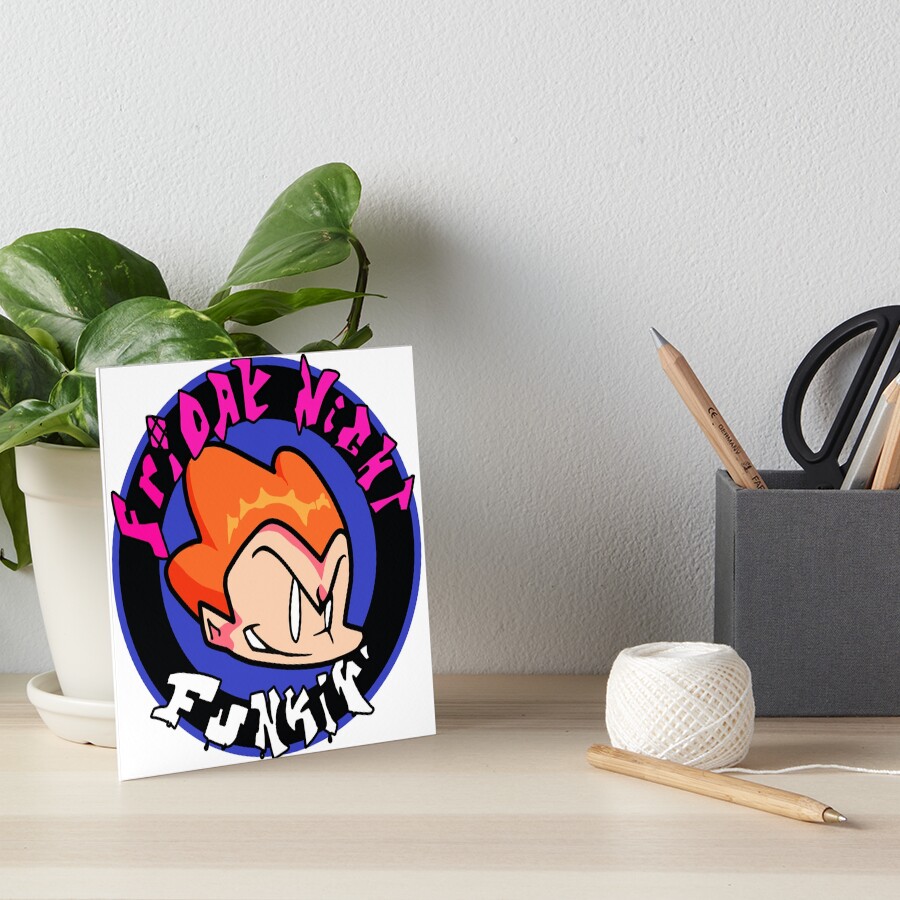 "Friday Night Funkin Music FNF Pico" Art Board Print by Sticker-Flix ...