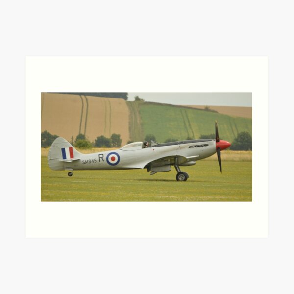 "Supermarine Spitfire mk18 (SM845)" Art Print for Sale by largoman63 ...