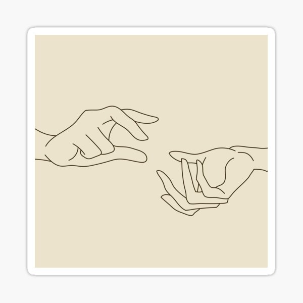 "Hands Helping each other unique" Sticker for Sale by shravanii | Redbubble