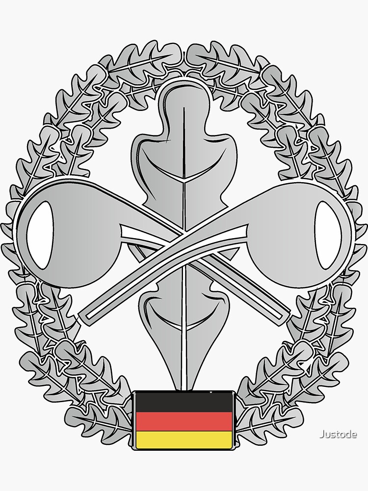 "NBC Defense Bundeswehr beret badge" Sticker for Sale by Justode ...