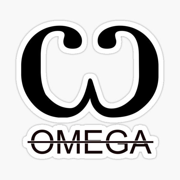 "Omega" Sticker for Sale by alex-abelsan | Redbubble