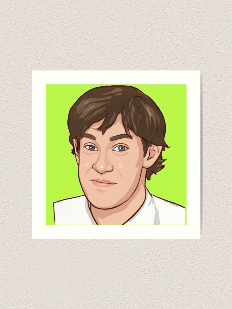 "Jim Halpert - John Krasinski - tv show The Office" Art Print for Sale ...