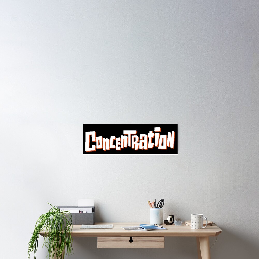 "Classic Concentration Game Show" Poster by Cuttintees | Redbubble