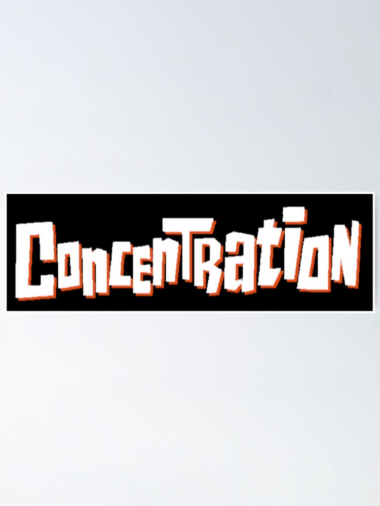 "Classic Concentration Game Show" Poster for Sale by Cuttintees | Redbubble