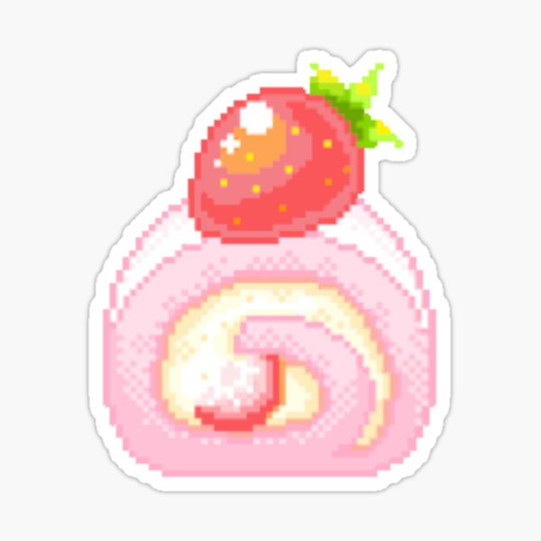"Kawaii cake roll " Sticker for Sale by AcademiaAes | Redbubble