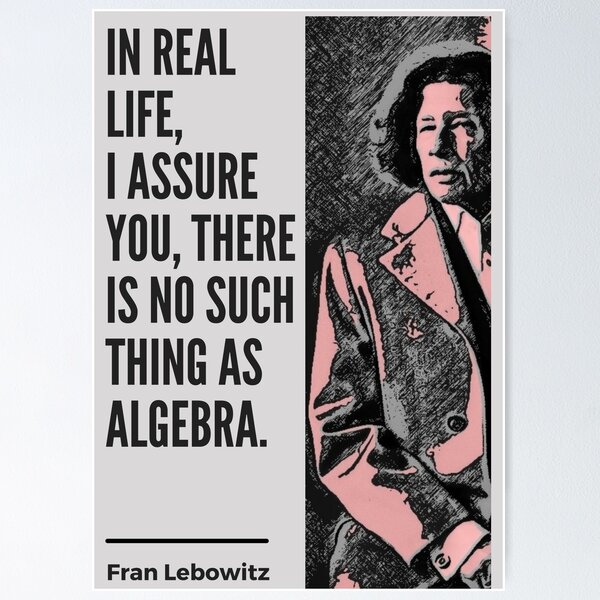 "Fran quote" Poster for Sale by artiepants | Redbubble