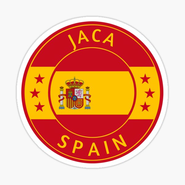 "Jaca Spain" Sticker for Sale by GypsyBuddy | Redbubble