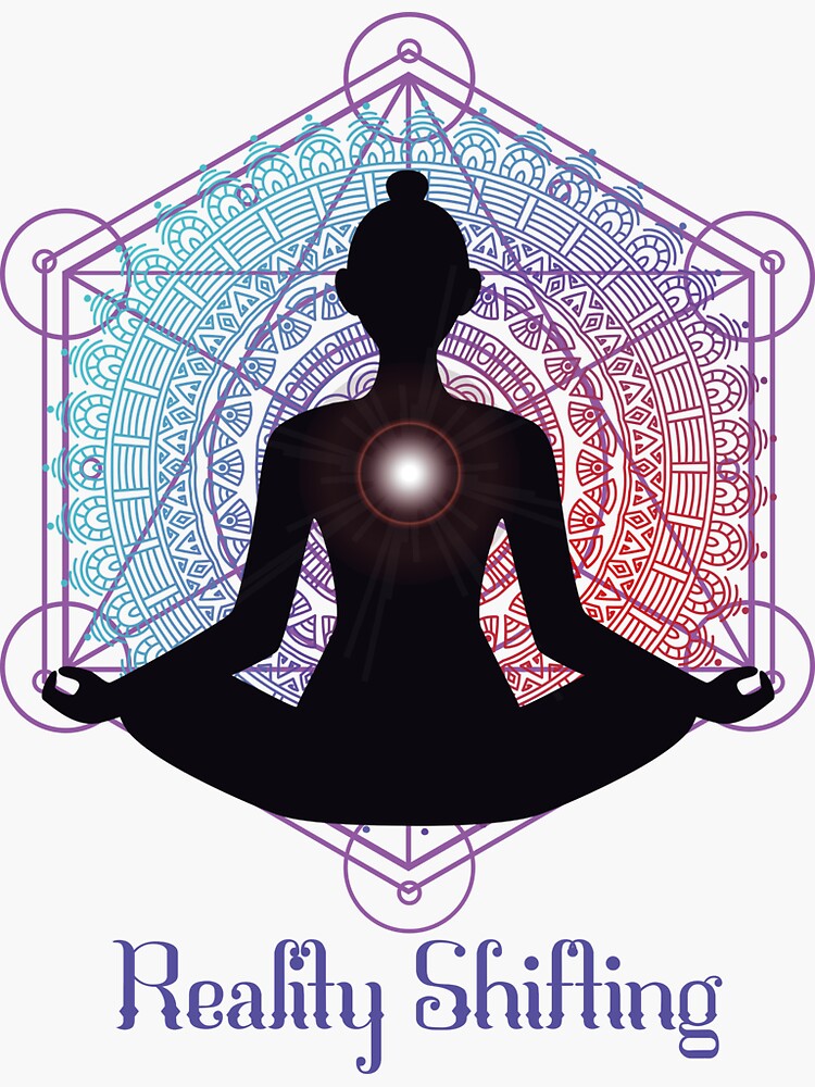 "Reality shifting Busy shifting realities" Sticker for Sale by hamoota ...