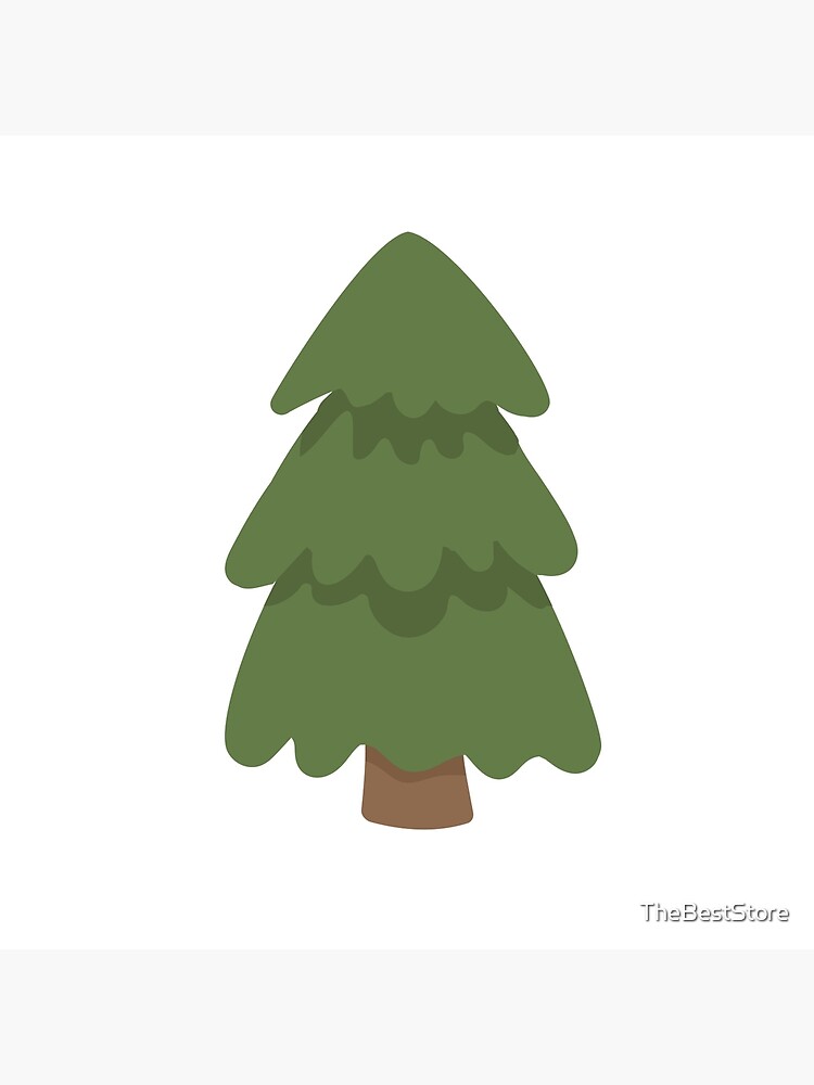 "Cartoon Evergreen Tree" Art Print by TheBestStore | Redbubble