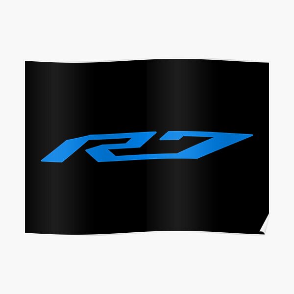 "Yamaha YZF R7 R 7 - Blue" Poster von 65fahrenheit | Redbubble