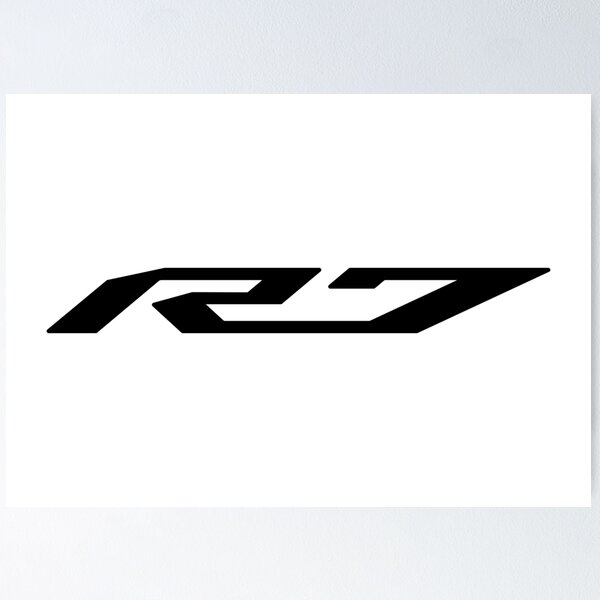 "Yamaha YZF R7 R 7 - Black" Poster by 65fahrenheit | Redbubble