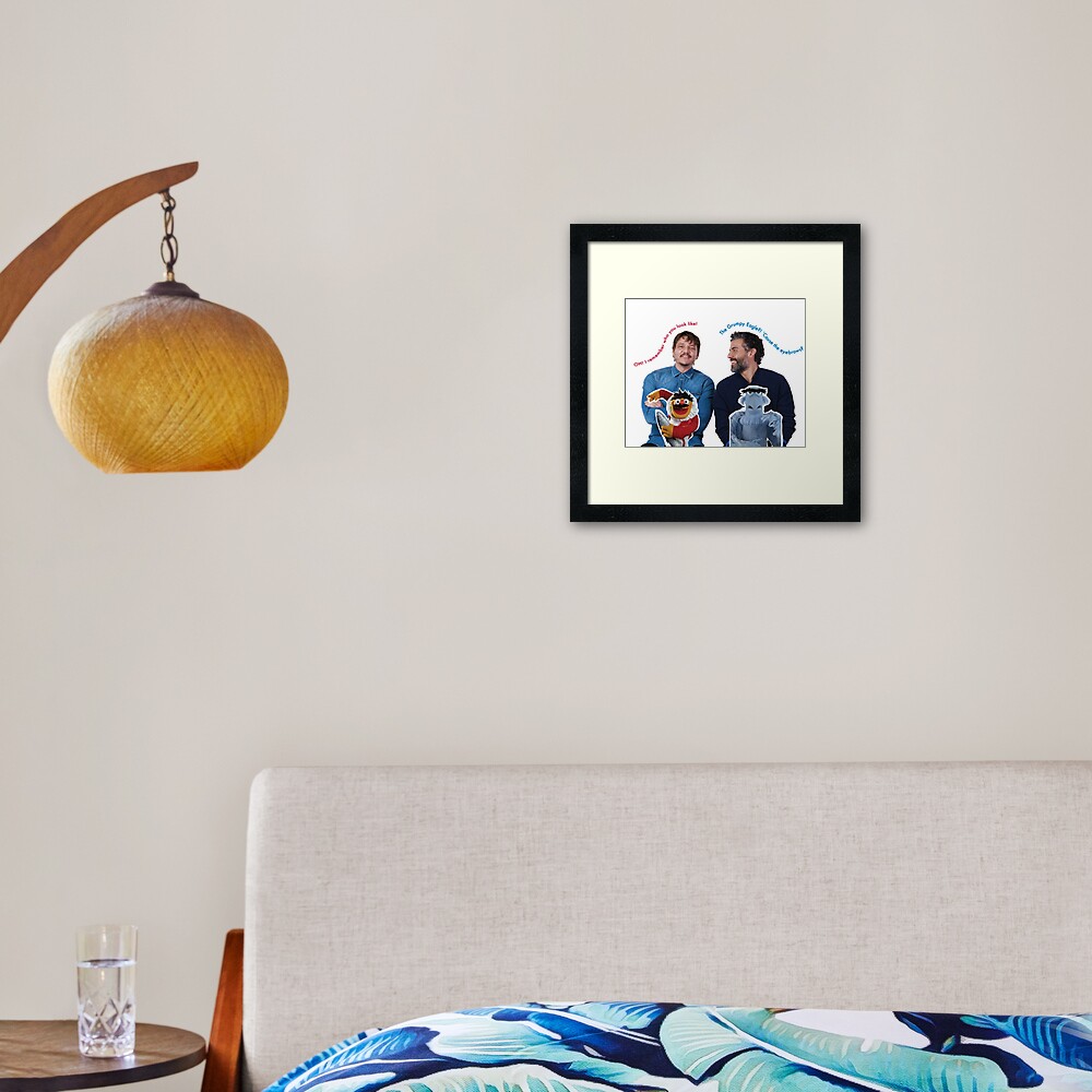 "Muppets Pedro Pascal and Oscar Isaac are friendship goals" Sticker for ...