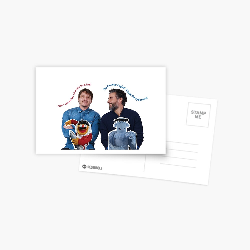 "Muppets Pedro Pascal and Oscar Isaac are friendship goals" Sticker for ...