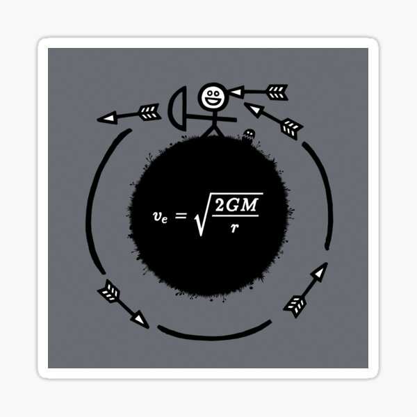 "Escape Velocity" Sticker for Sale by TehStr4ngeOnes | Redbubble