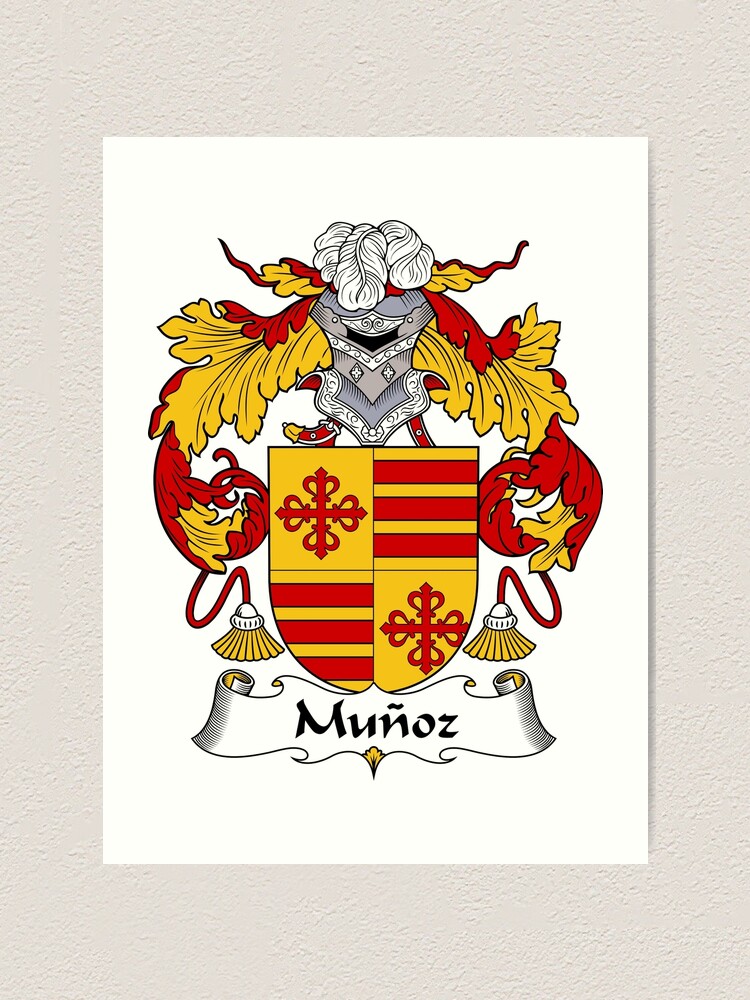 "Munoz Coat of Arms/Family Crest" Art Print for Sale by carpediem6655 ...