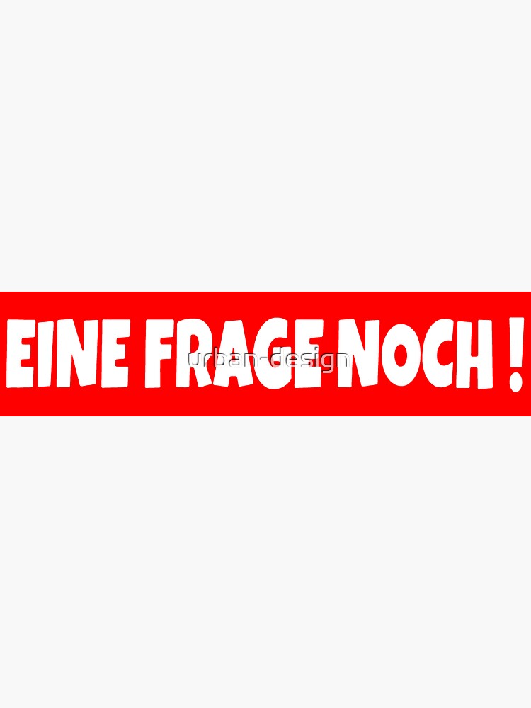 "One more question - present for the curious" Sticker for Sale by urban ...