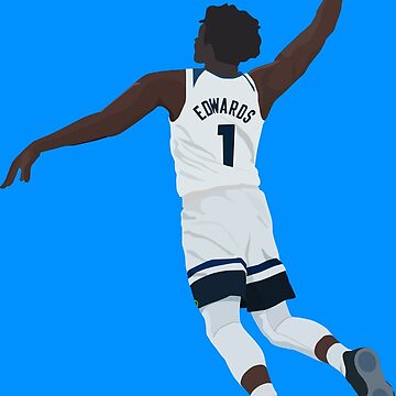 "Anthony Edwards Dunk" Sticker for Sale by tank102599 | Redbubble